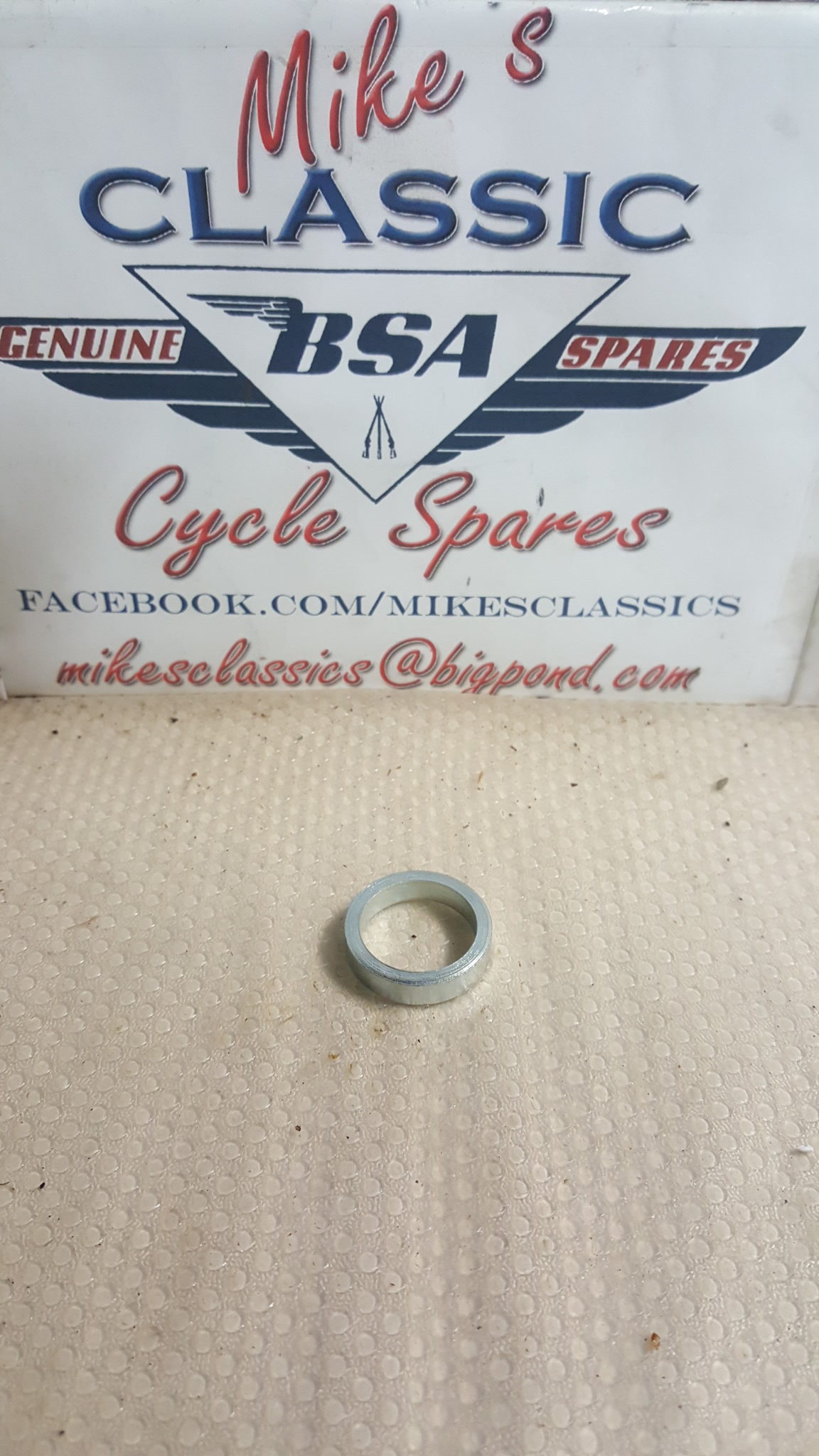 BSA REAR HUB DISTANCE COLLAR 65-5890 | Mikes Classic Cycle Spares