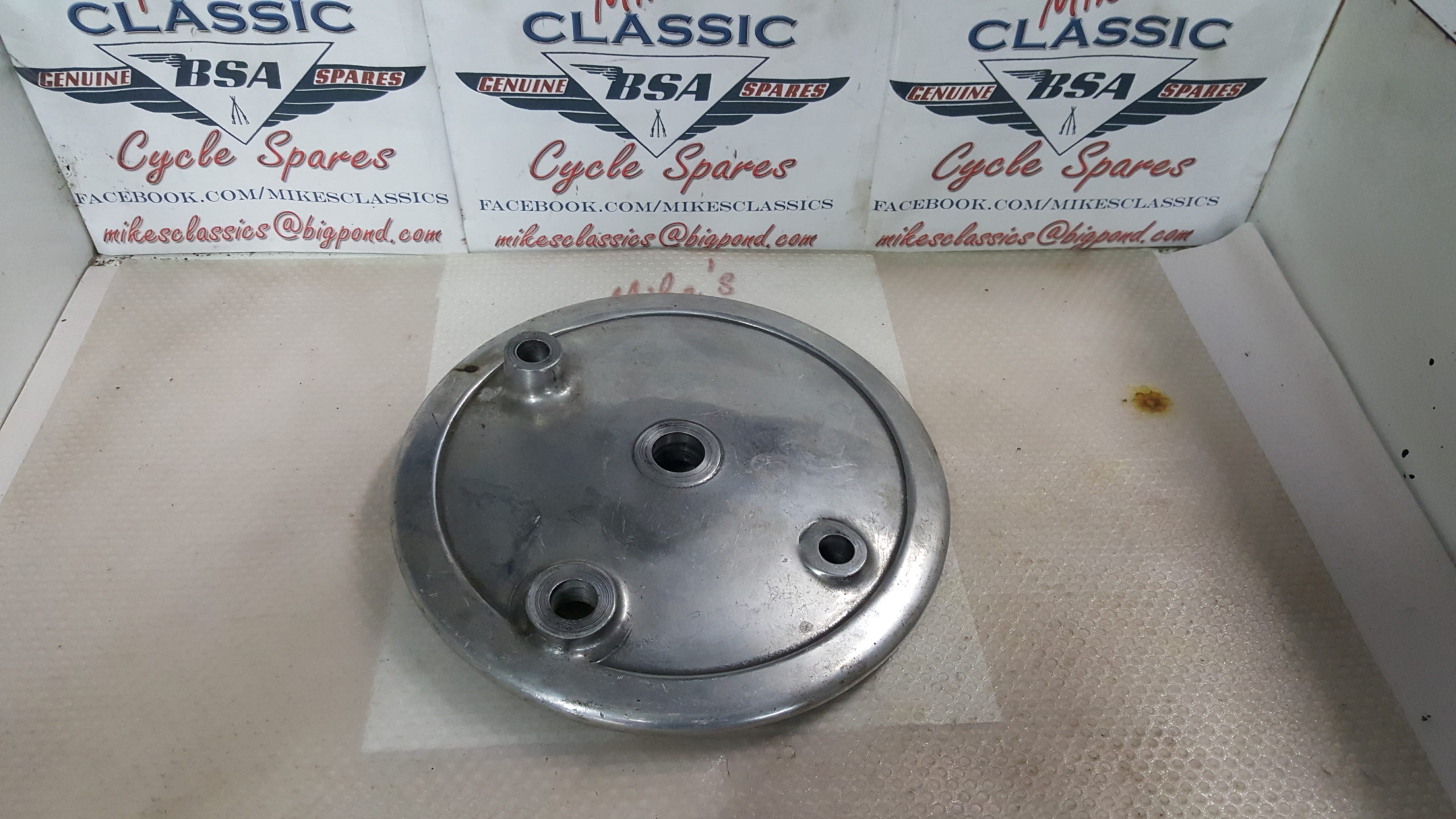NOS BSA B31 B33 A7 A10 REAR BRAKE PLATE 42-6357 | Mikes Classic Cycle ...