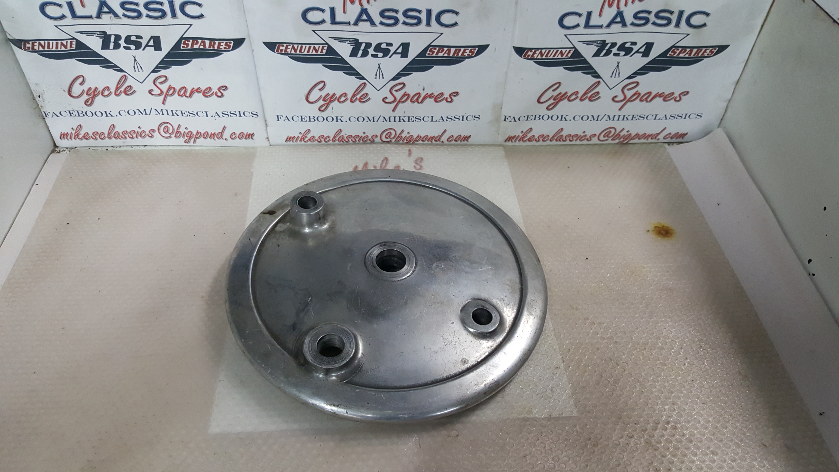 NOS BSA B31 B33 A7 A10 REAR BRAKE PLATE 42-6357 | Mikes Classic Cycle ...