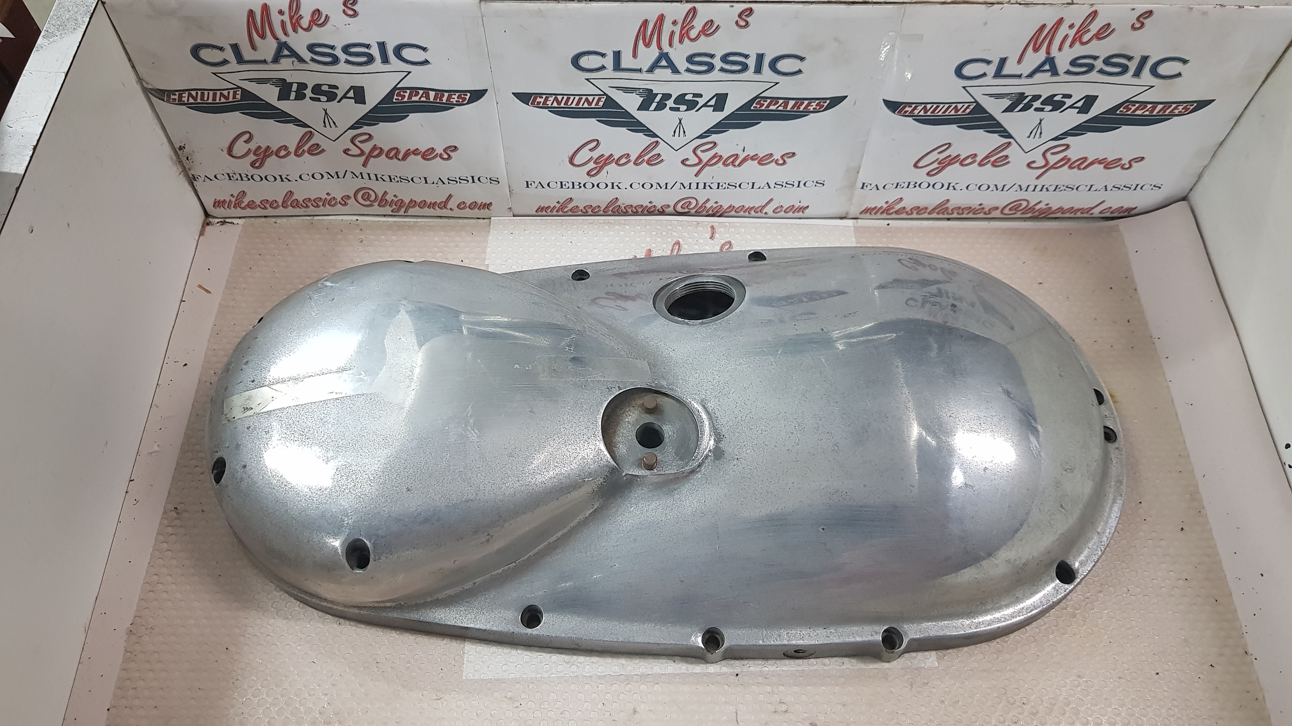 NOS TRIUMPH PRE UNIT ALTERNATOR MODEL OUTER PRIMARY CHAINCASE COVER 57 ...