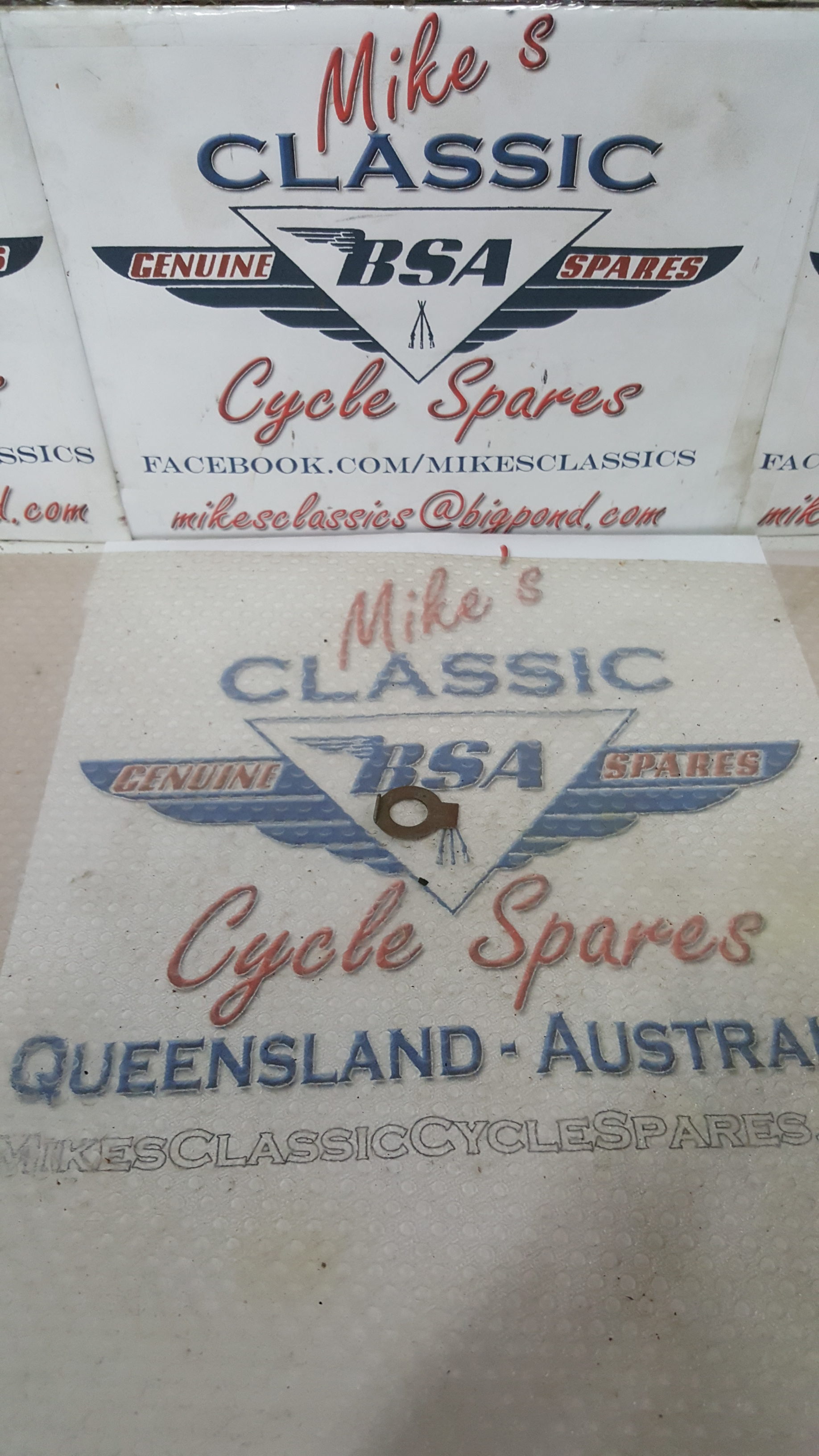 NOS BSA A7 A10 DYNAMO LOCK TAB WASHER 67-0729 | Mikes Classic Cycle Spares